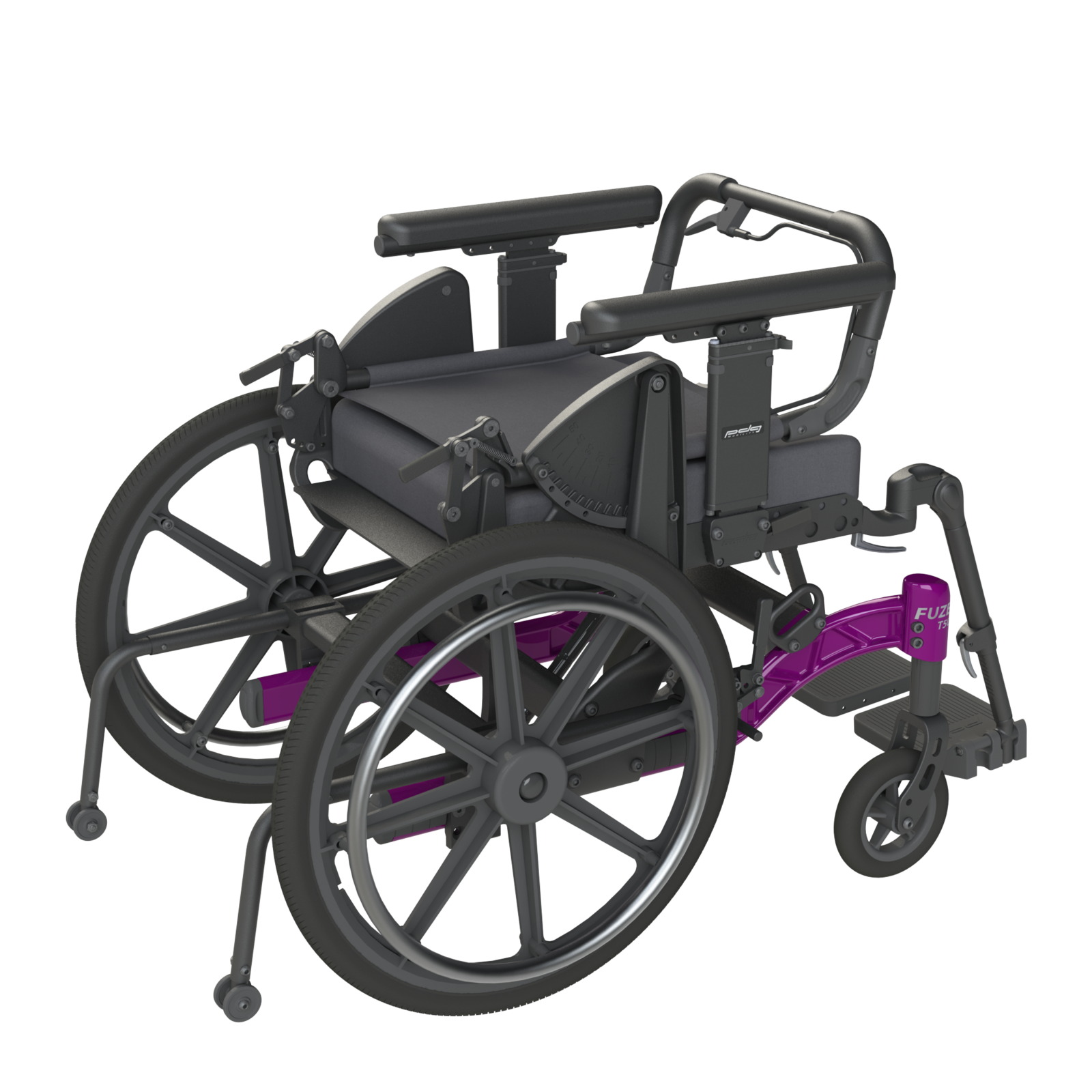 PDG Fuze T50 Manual Tilt-in-Space Wheelchair - Advanced Comfort